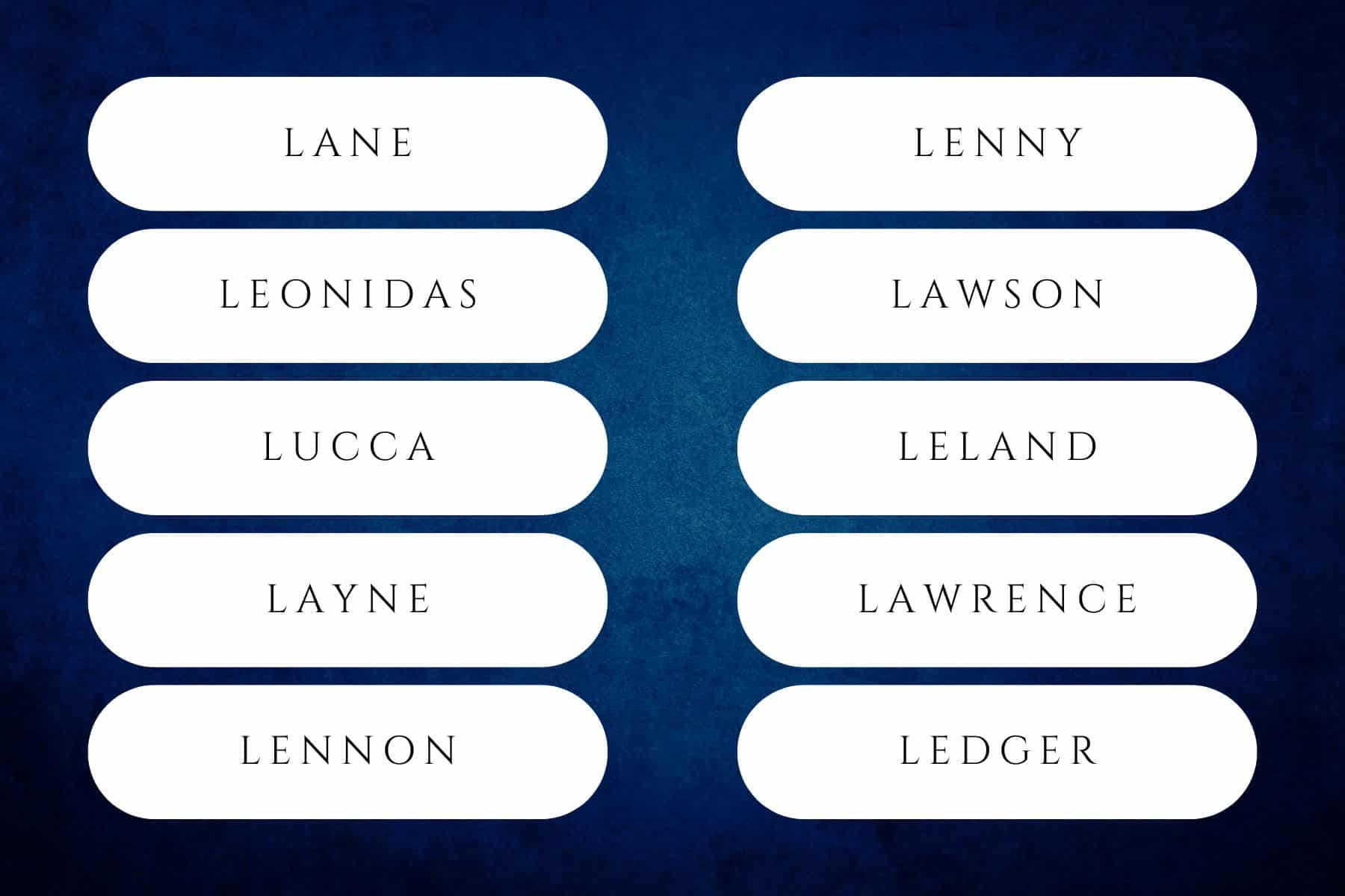 80+ L Boy Names For Your Future Son