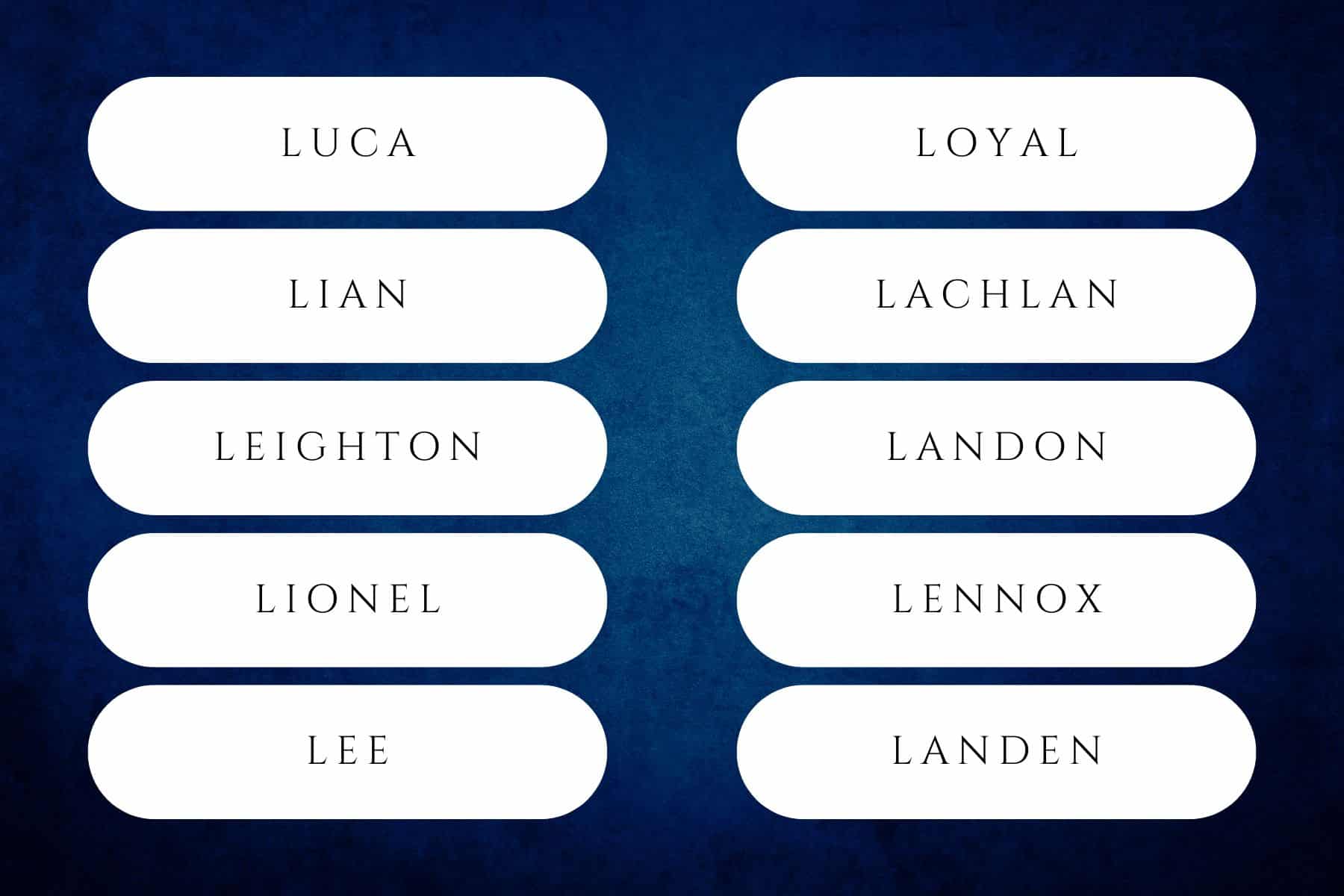 80+ L Boy Names For Your Future Son