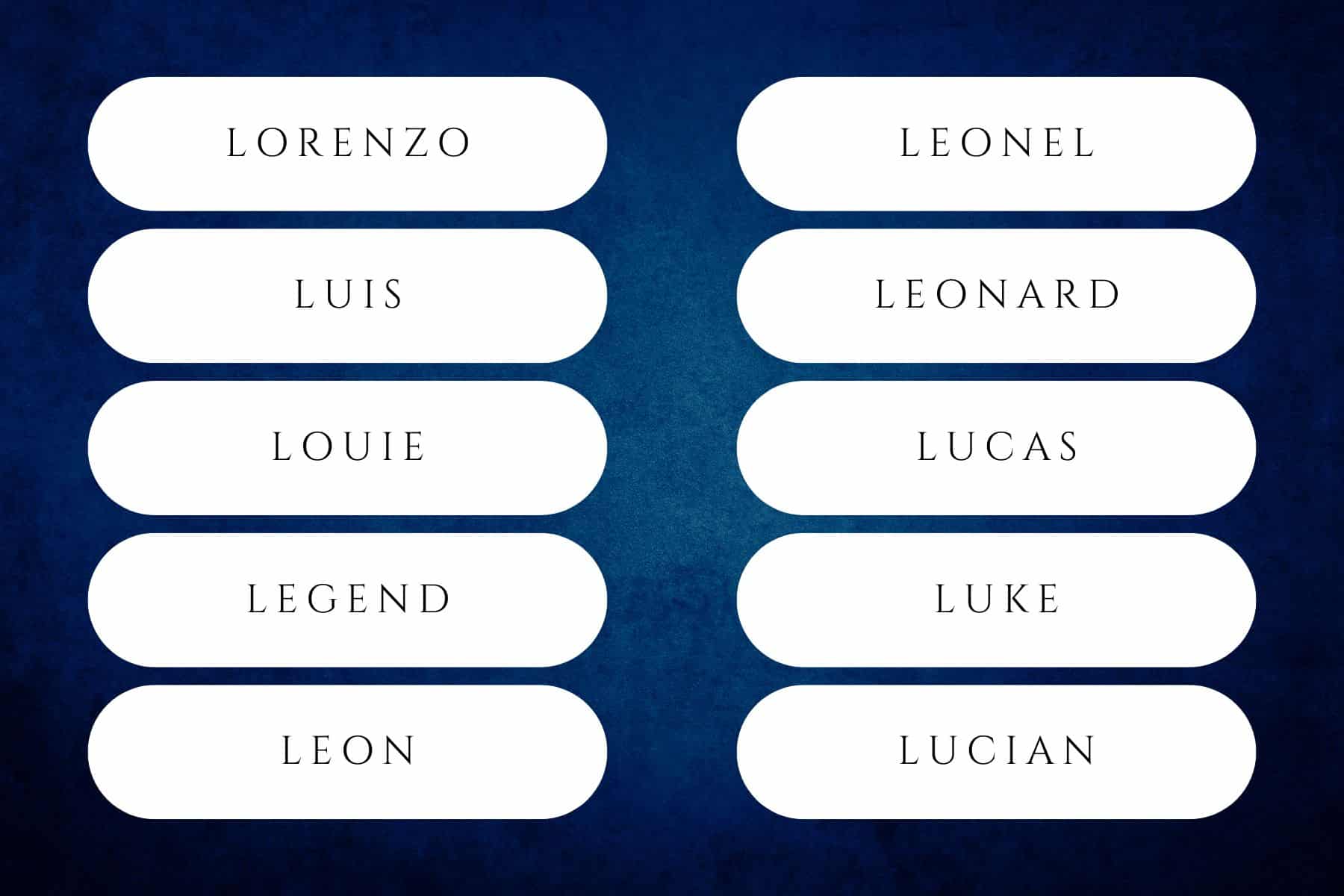 80+ L Boy Names For Your Future Son