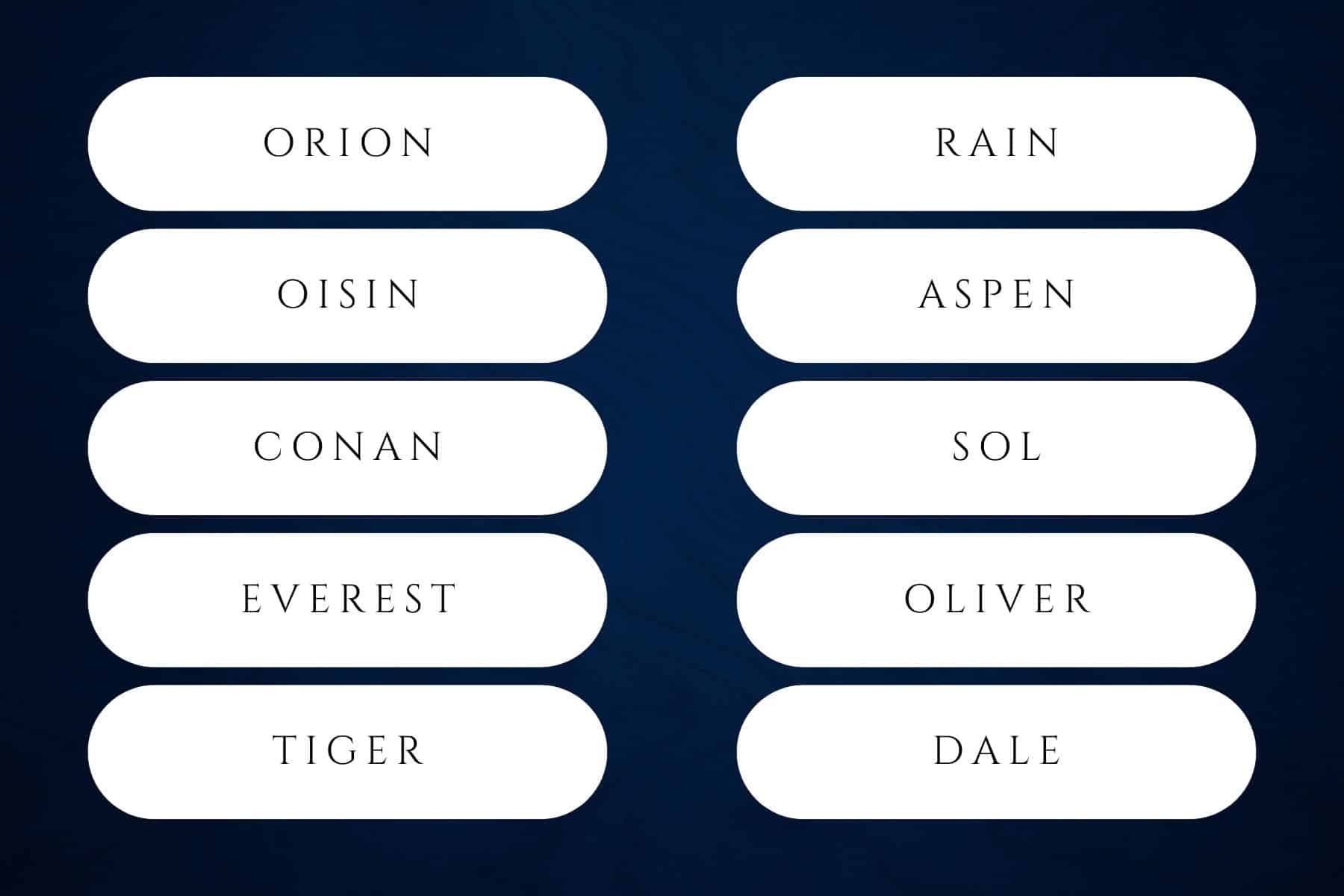 60+ Wild & Adventurous Nature Names For Boys