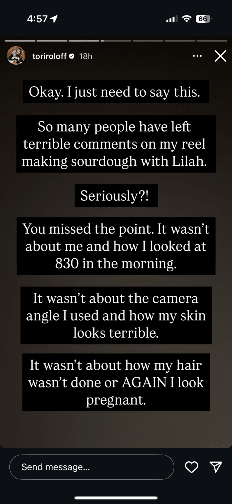 Tori Roloff Hits Back At Comments About Her Appearance