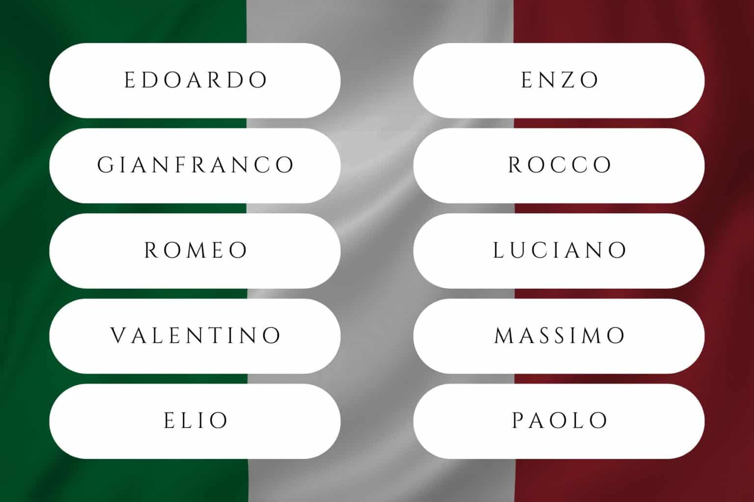 60+ Italian Boy Names For Your Little Romeo