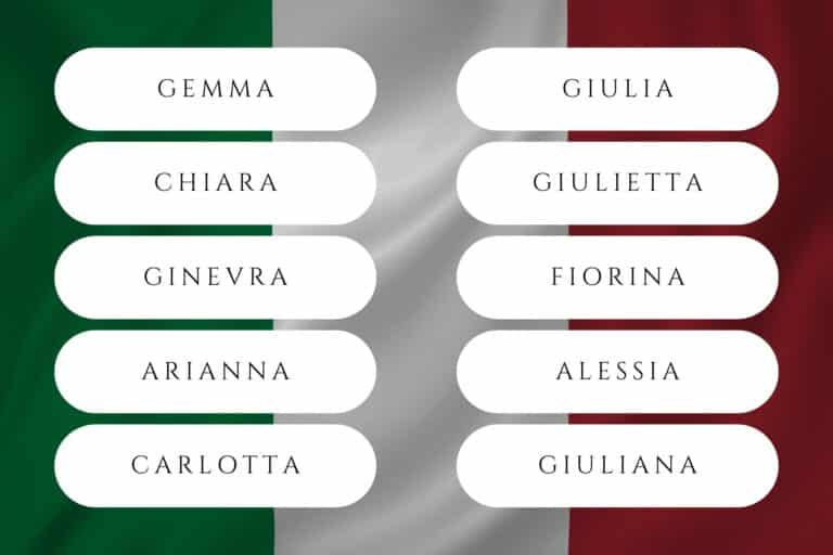 60+ Beautiful Italian Girl Names And Meanings