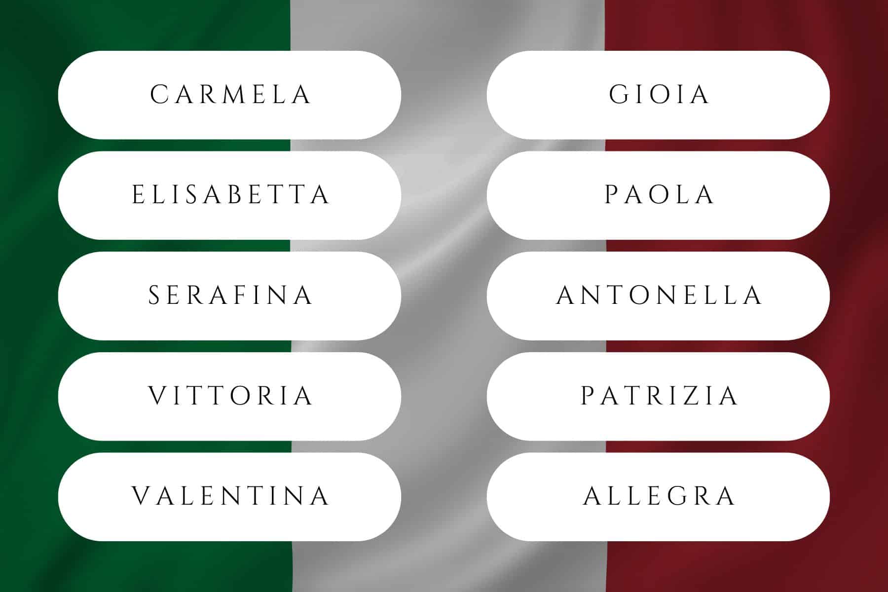 60+ Beautiful Italian Girl Names And Meanings