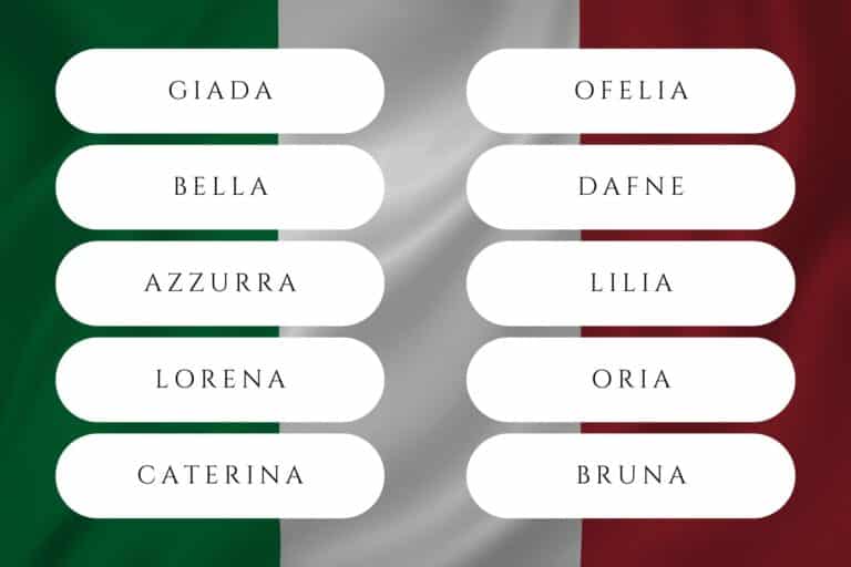 60+ Beautiful Italian Girl Names And Meanings