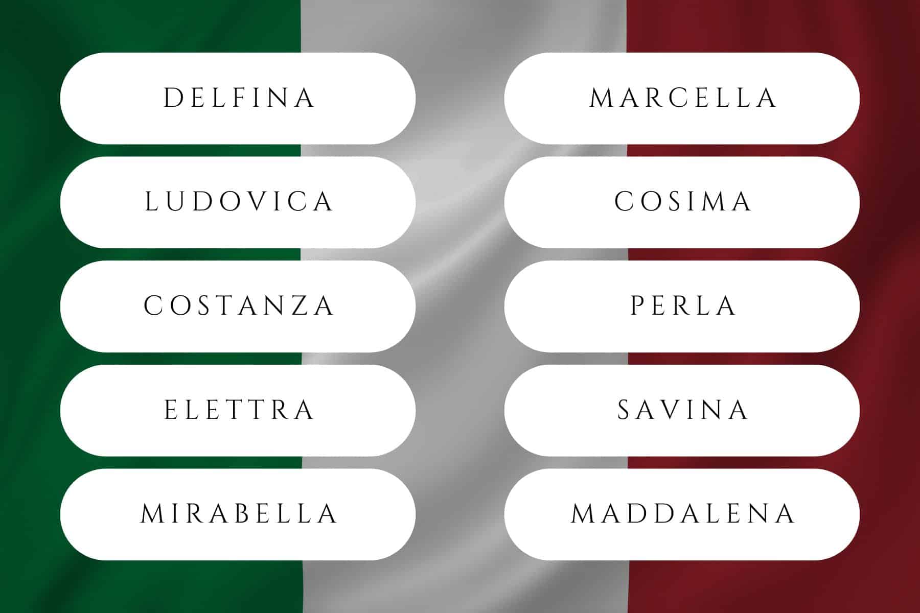 60+ Beautiful Italian Girl Names And Meanings