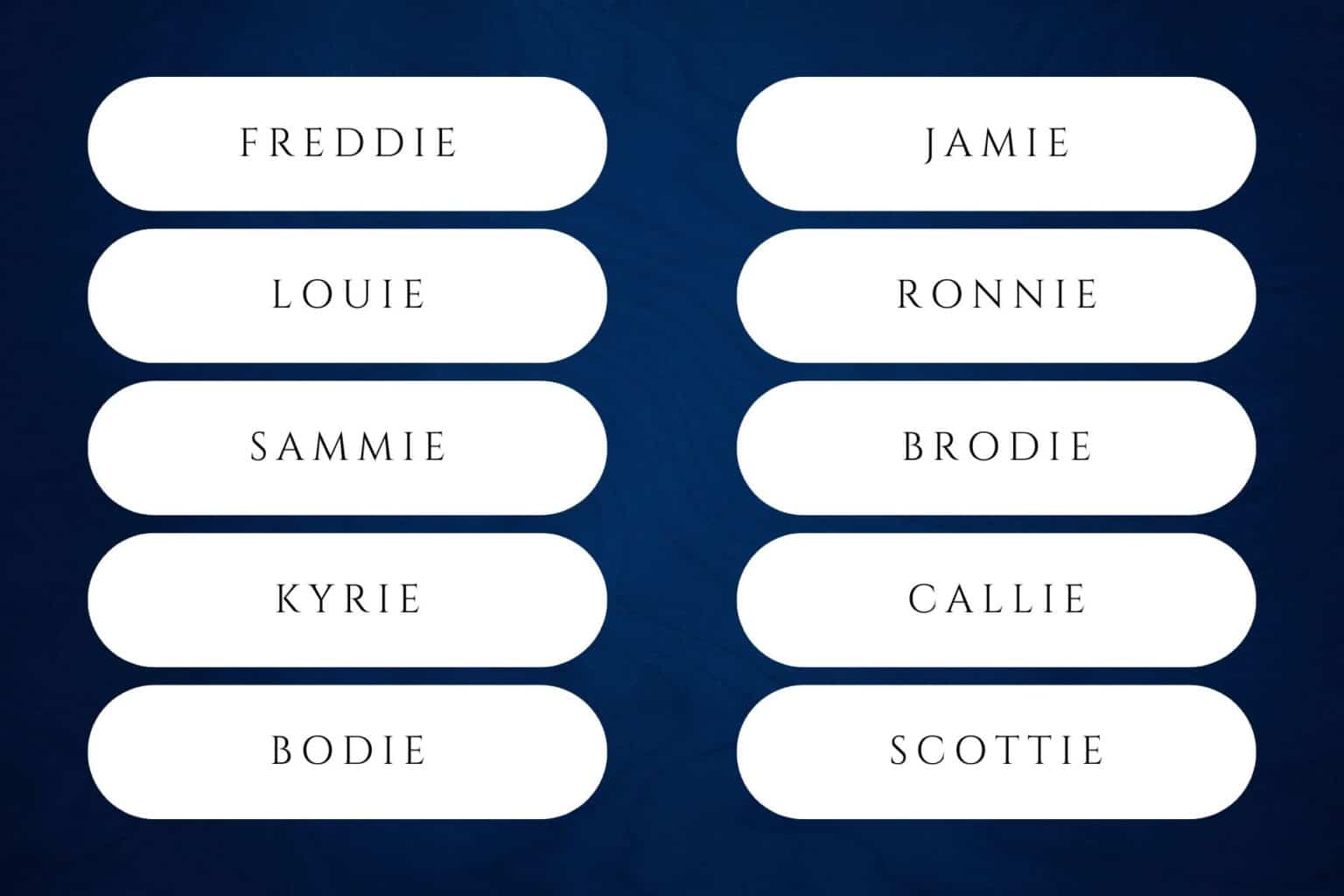 60+ Boy Names Ending In IE For Your Little Sweetie