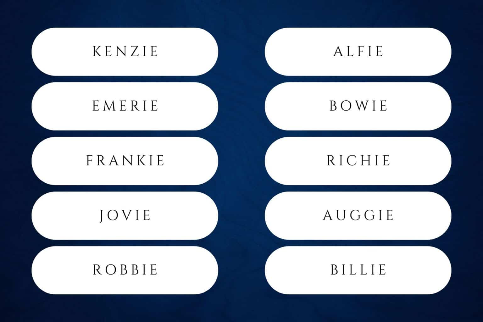 60+ Boy Names Ending In IE For Your Little Sweetie