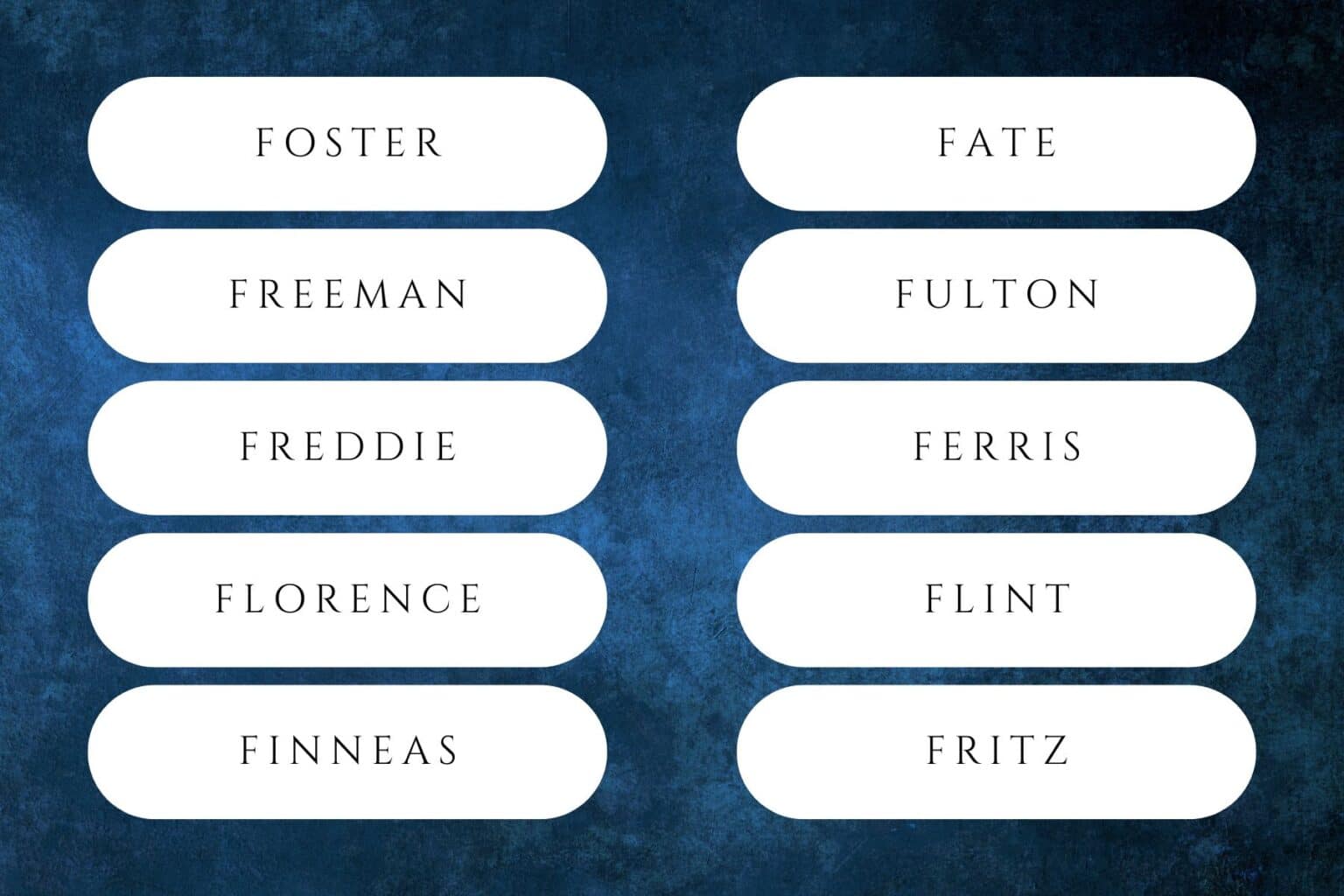 50+ Forgotten Baby Boy Names That Start With F