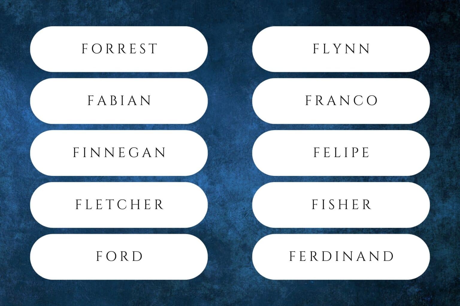 50+ Forgotten Baby Boy Names That Start With F