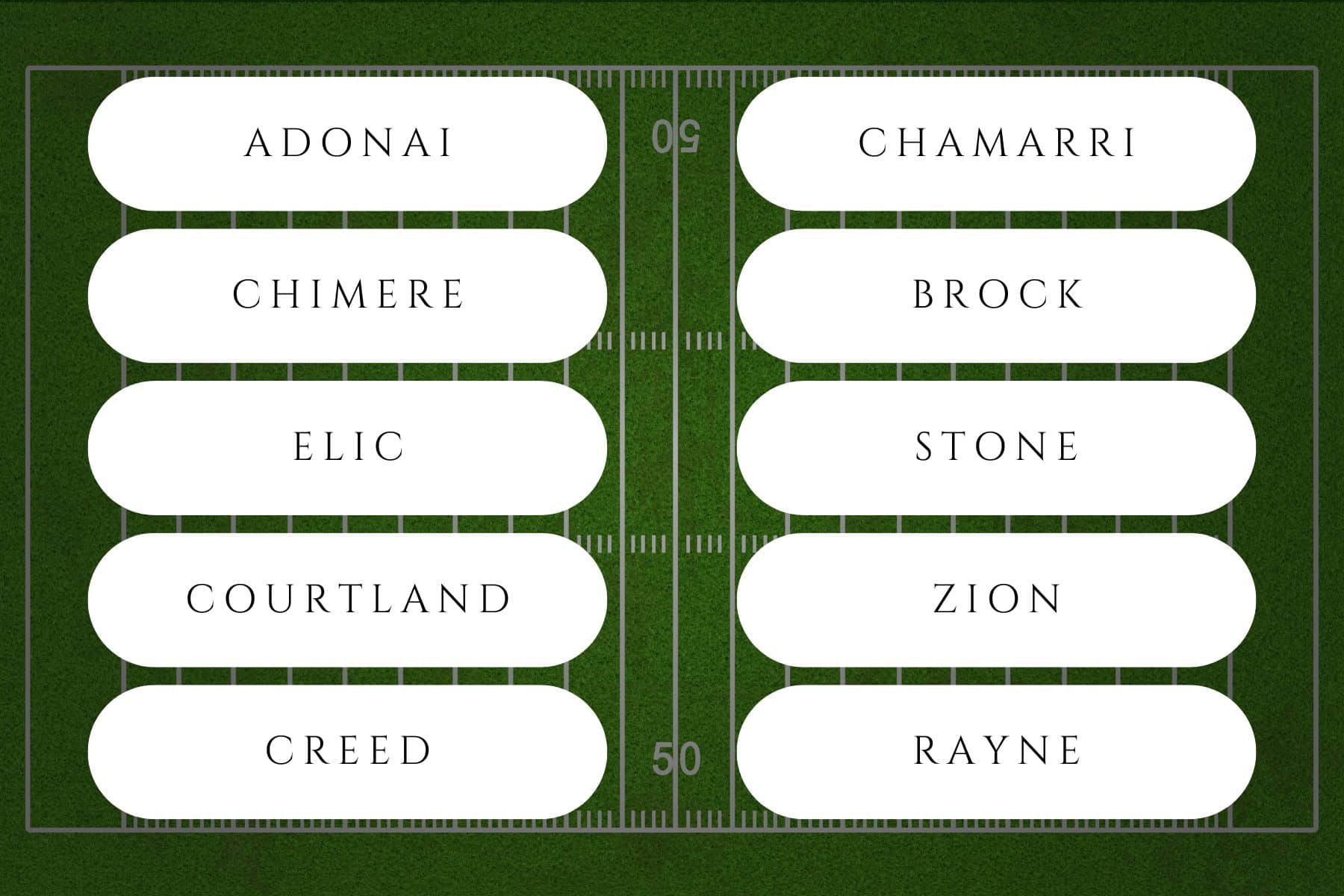 Unique Baby Names Inspired By Real NFL Football Players